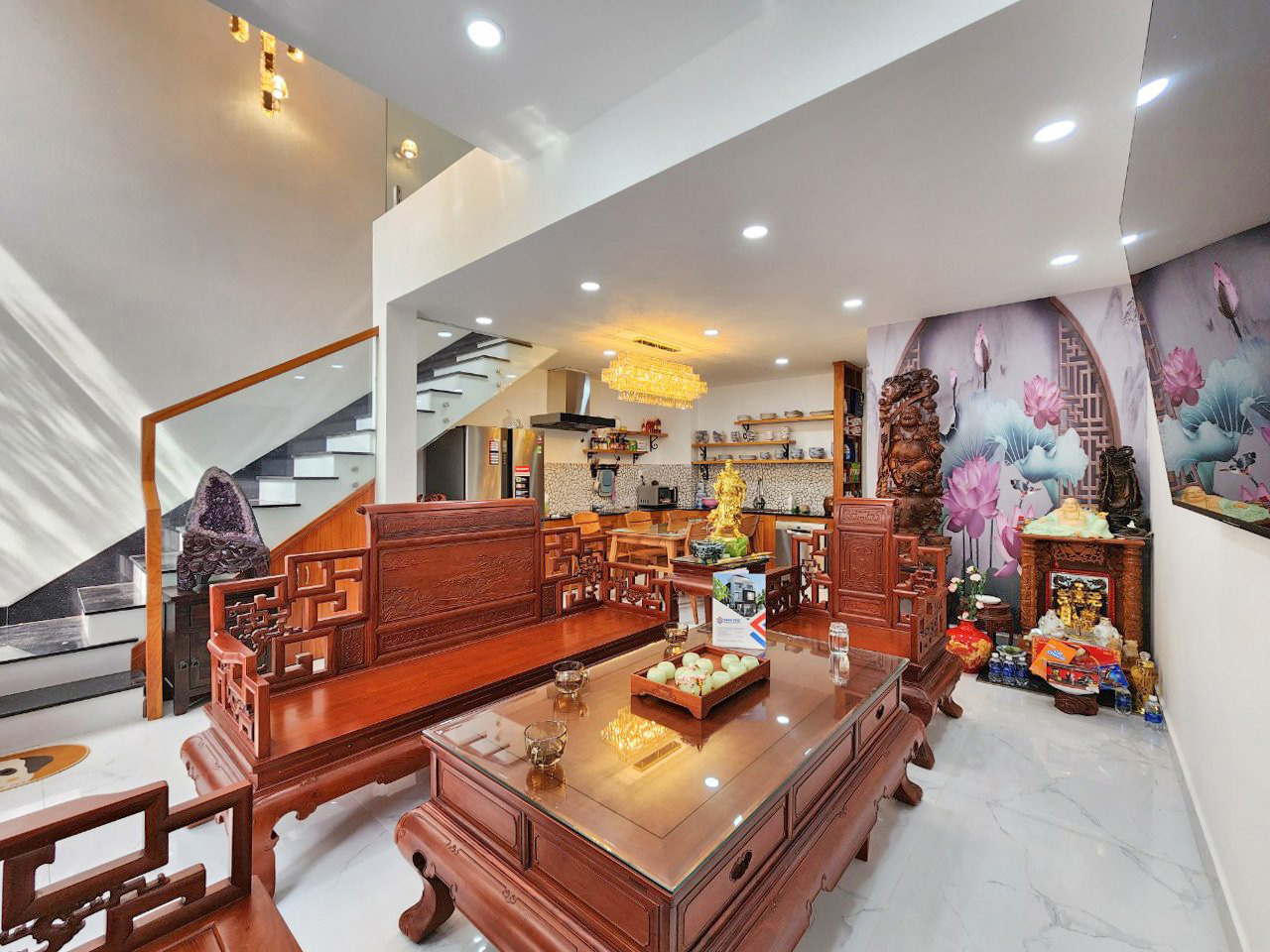 Ứng dụng kiến trúc không gian mở cho ngôi nhà 4 tầng 6x9m khu vực Quận ...